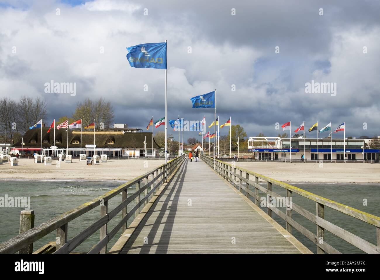 Beach promenade Dahme, Baltic Sea, Germany 2014 Stock Photo - Alamy