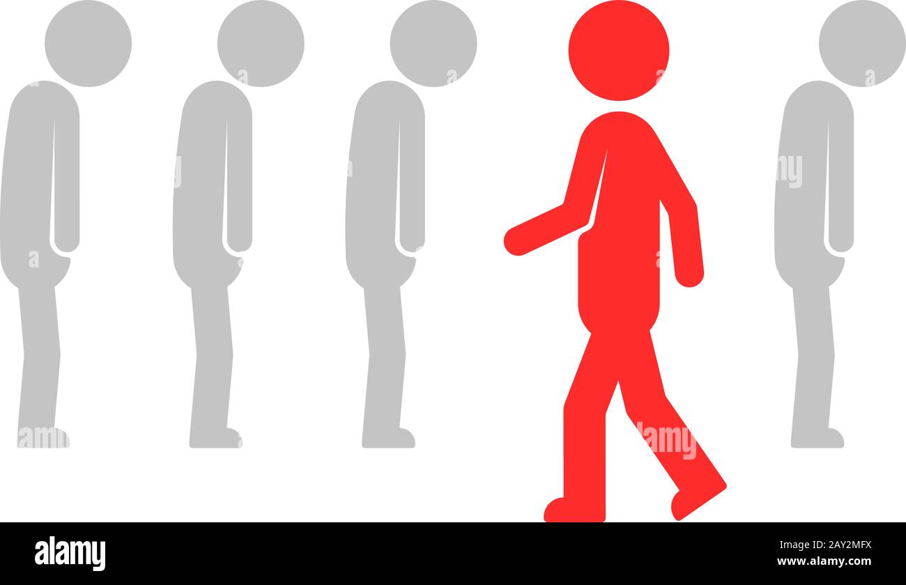 leader or innovator choose unique way Stock Vector Image & Art - Alamy