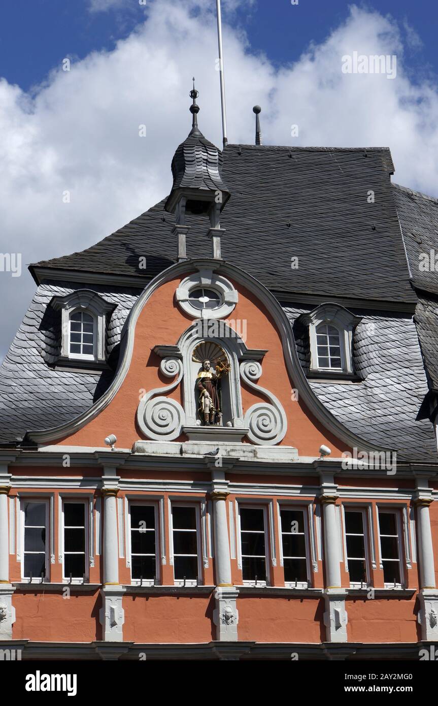 old town hall at the market place Wittlich Stock Photo - Alamy