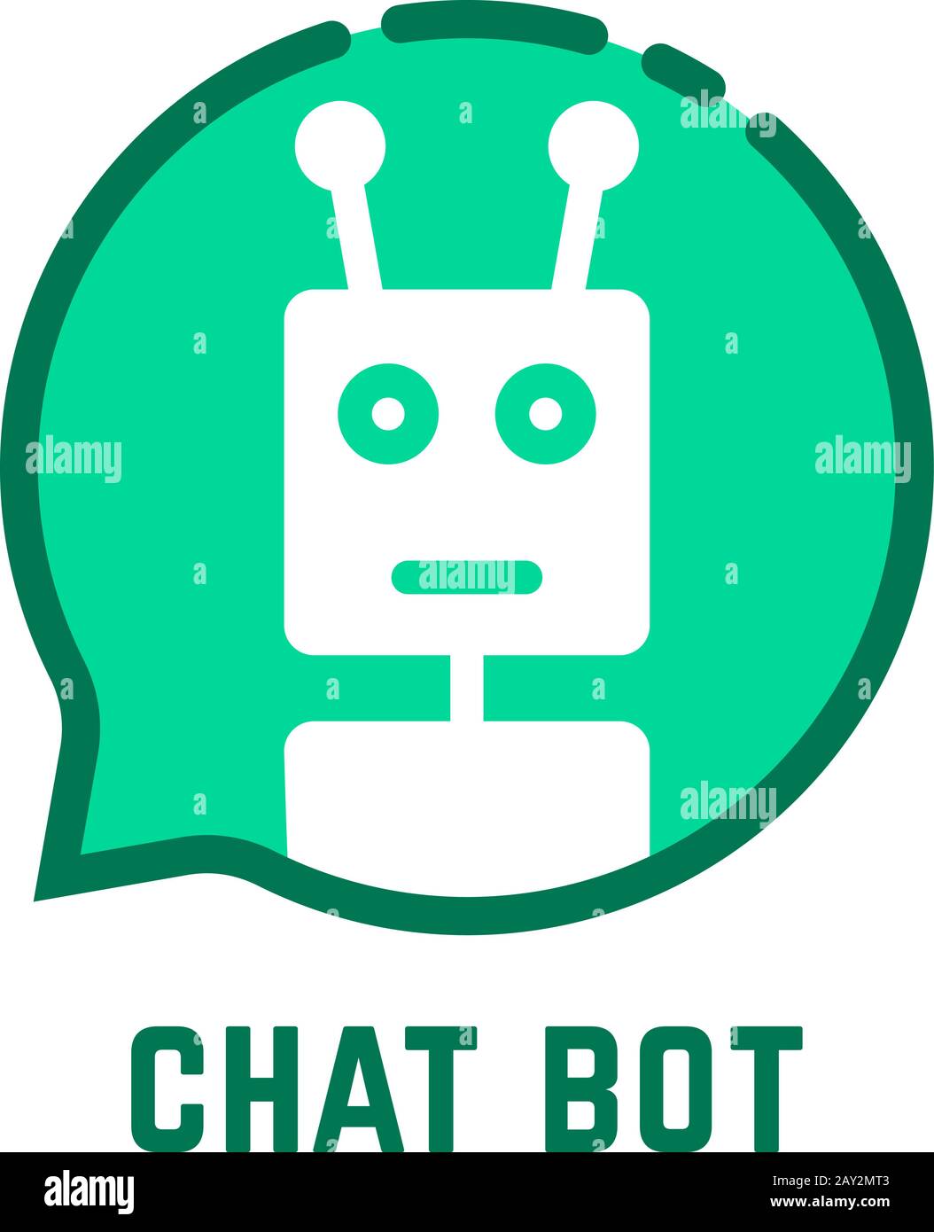chat bot logo like green speech bubble Stock Vector Image & Art - Alamy chat bot logo like green speech bubble Stock Vector Image & Art - Alamy