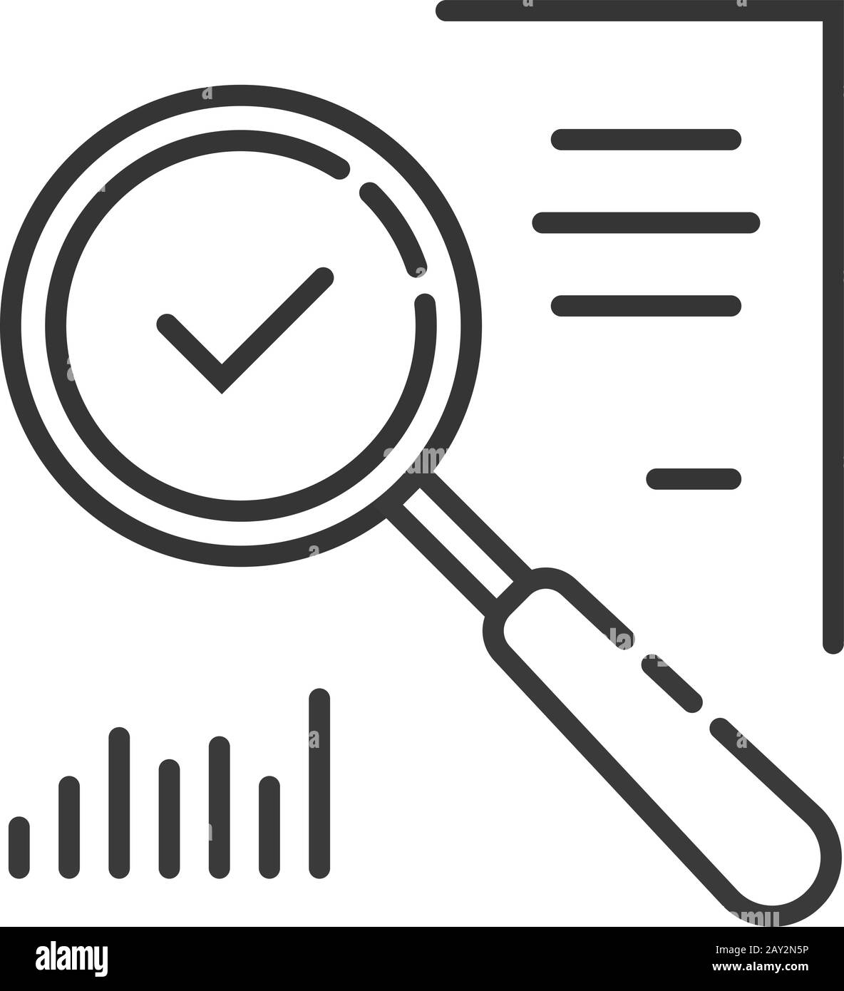 Fraud thin line icon Black and White Stock Photos & Images - Alamy