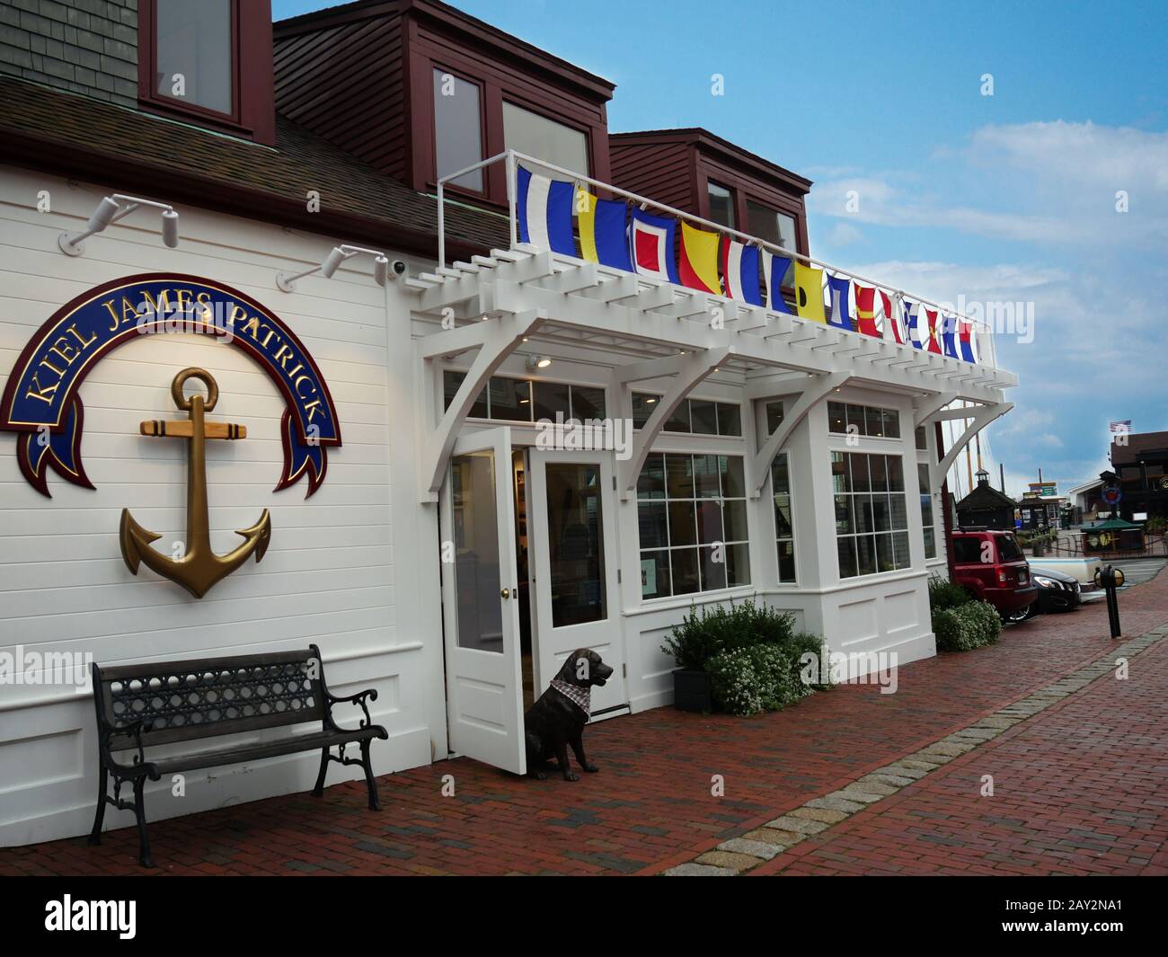 Shopping Street In Newport Rhode High Resolution Stock Photography and ...