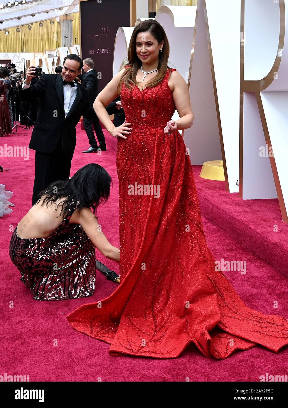Raya Abirached on the red carpet at the 92nd Academy Awards held at the ...