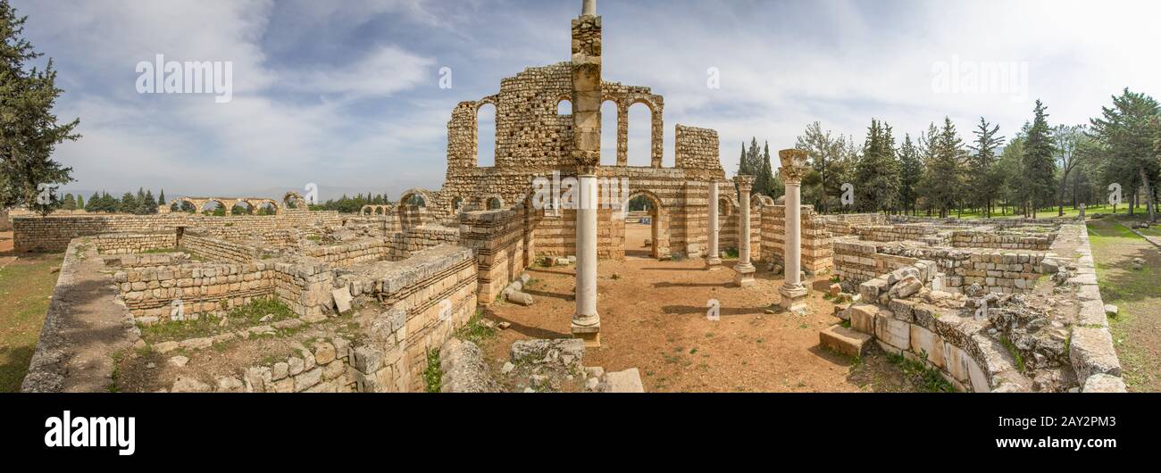 Almost entirely inhabited by Armenians, the village of Anjar is famous ...