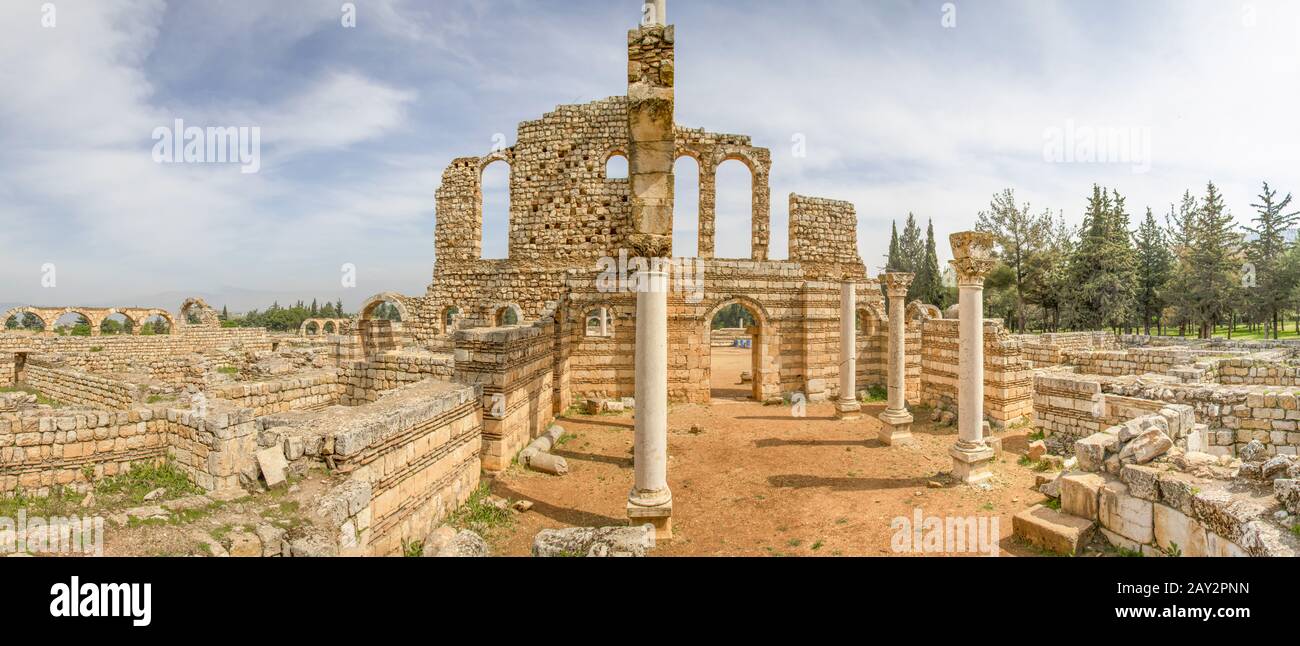 Almost entirely inhabited by Armenians, the village of Anjar is famous ...