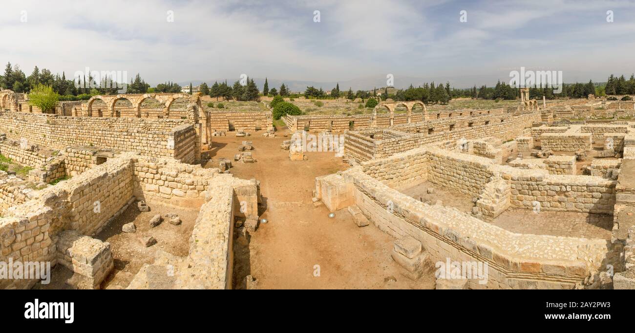 Almost entirely inhabited by Armenians, the village of Anjar is famous ...