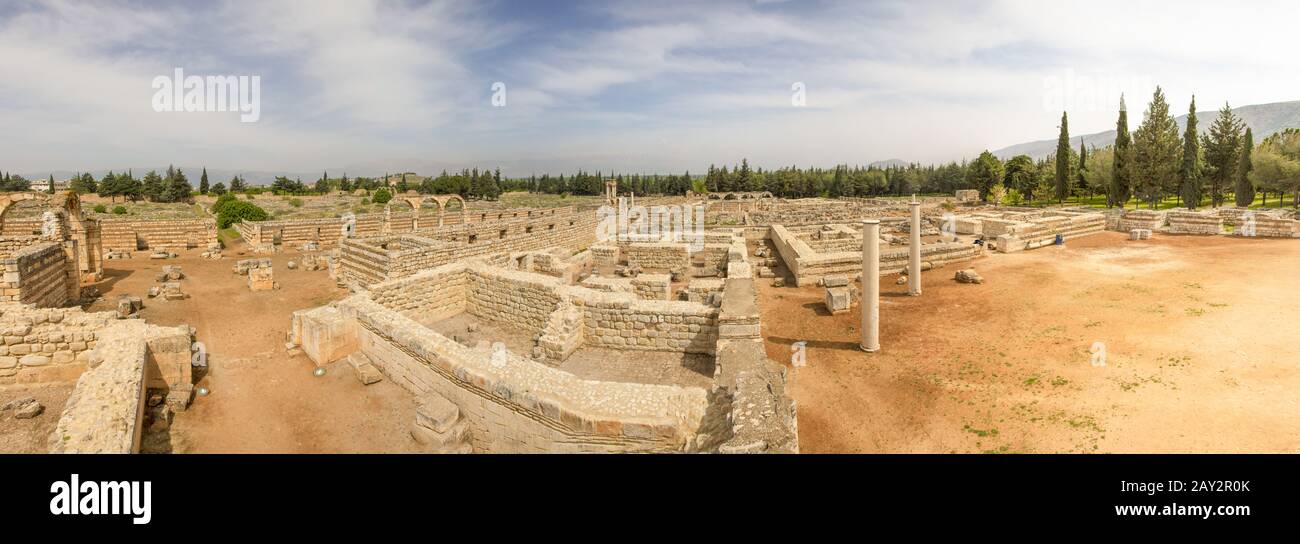 Almost entirely inhabited by Armenians, the village of Anjar is famous ...