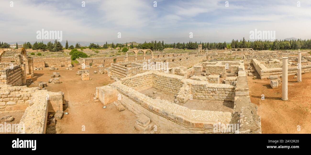 Almost entirely inhabited by Armenians, the village of Anjar is famous ...