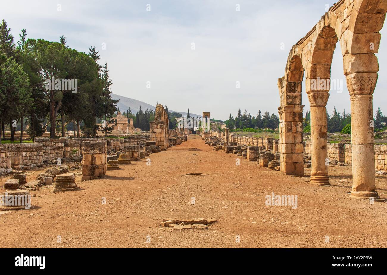 Almost entirely inhabited by Armenians, the village of Anjar is famous ...
