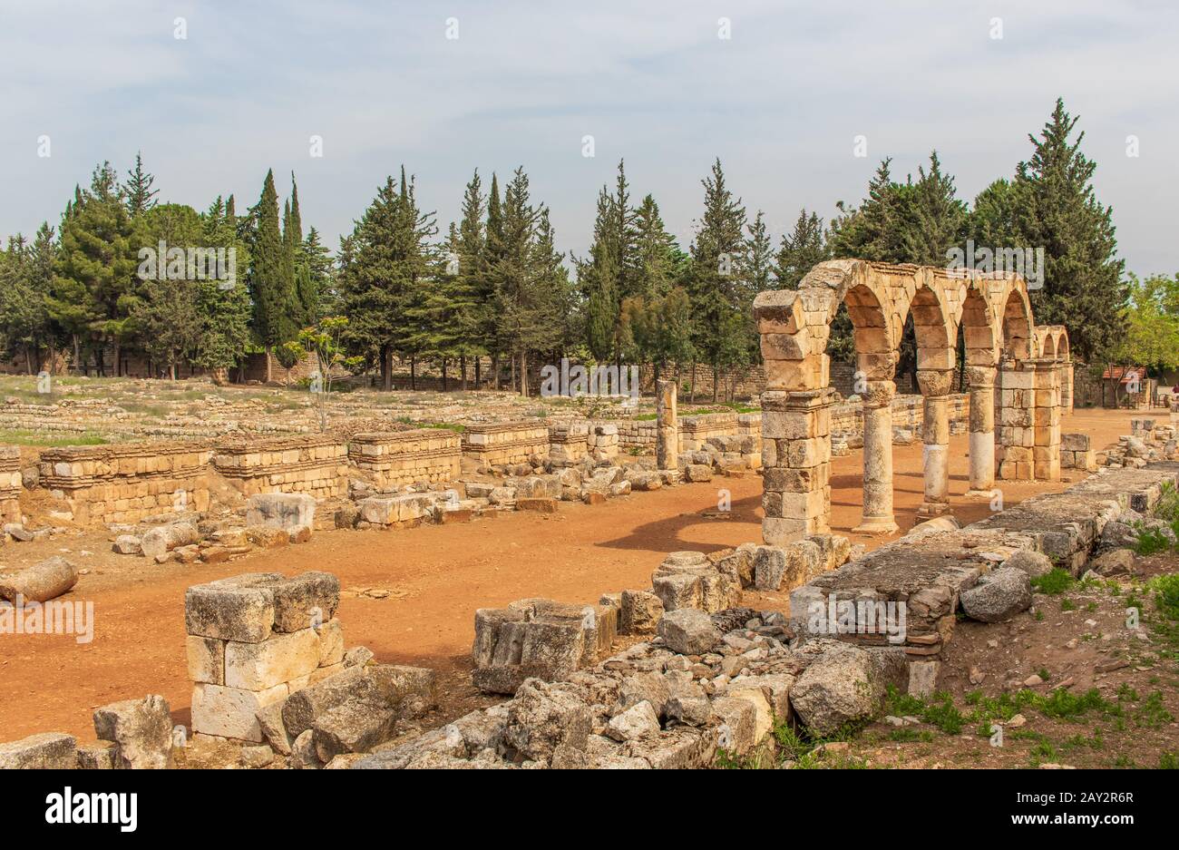 Almost entirely inhabited by Armenians, the village of Anjar is famous ...