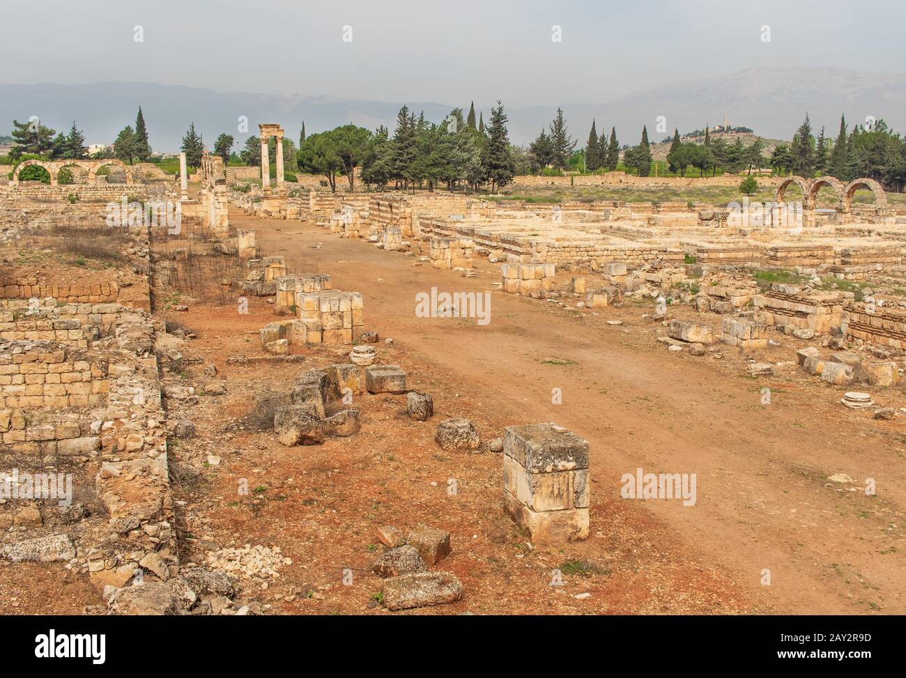 Almost entirely inhabited by Armenians, the village of Anjar is famous ...