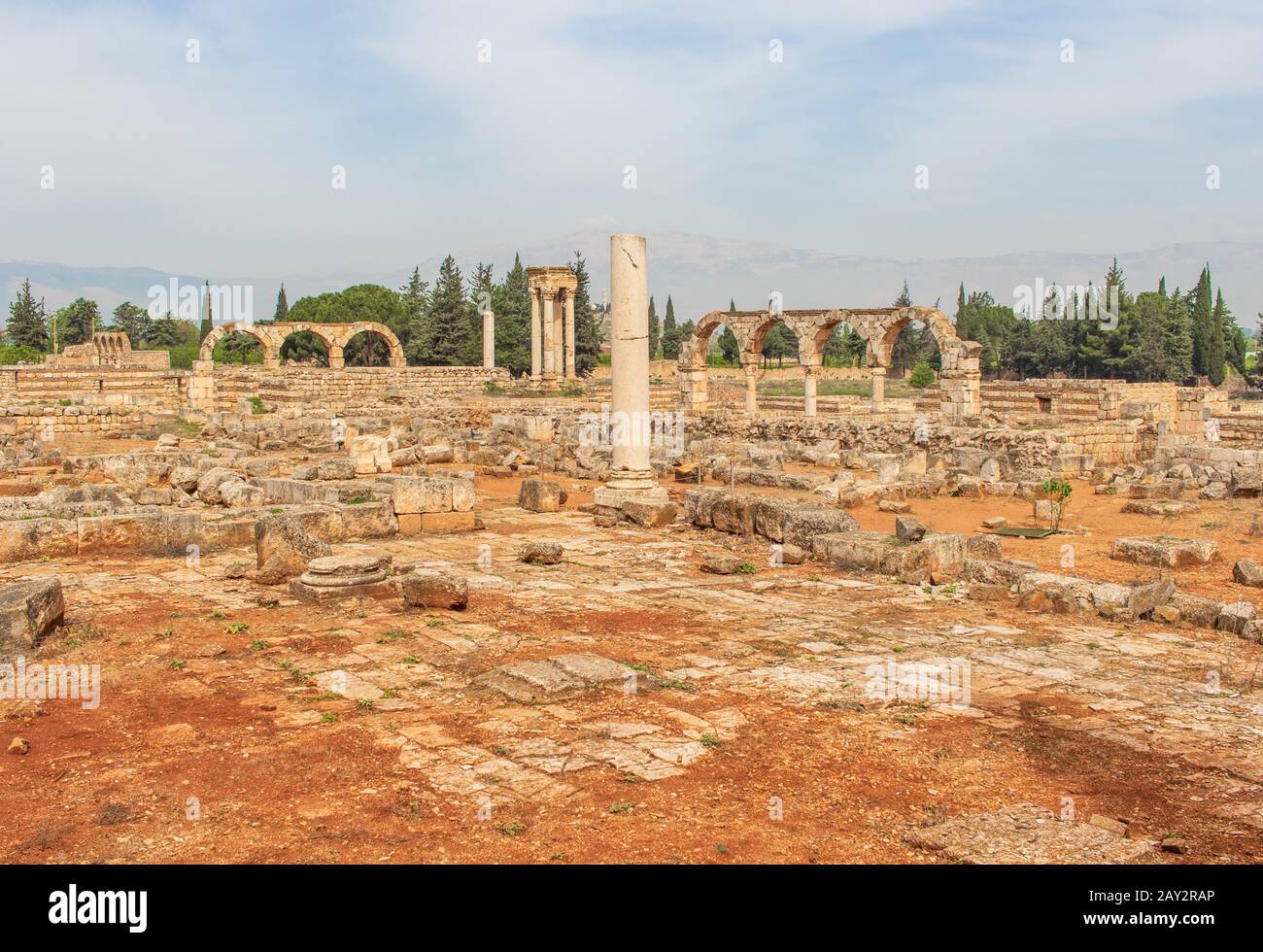 Almost entirely inhabited by Armenians, the village of Anjar is famous ...