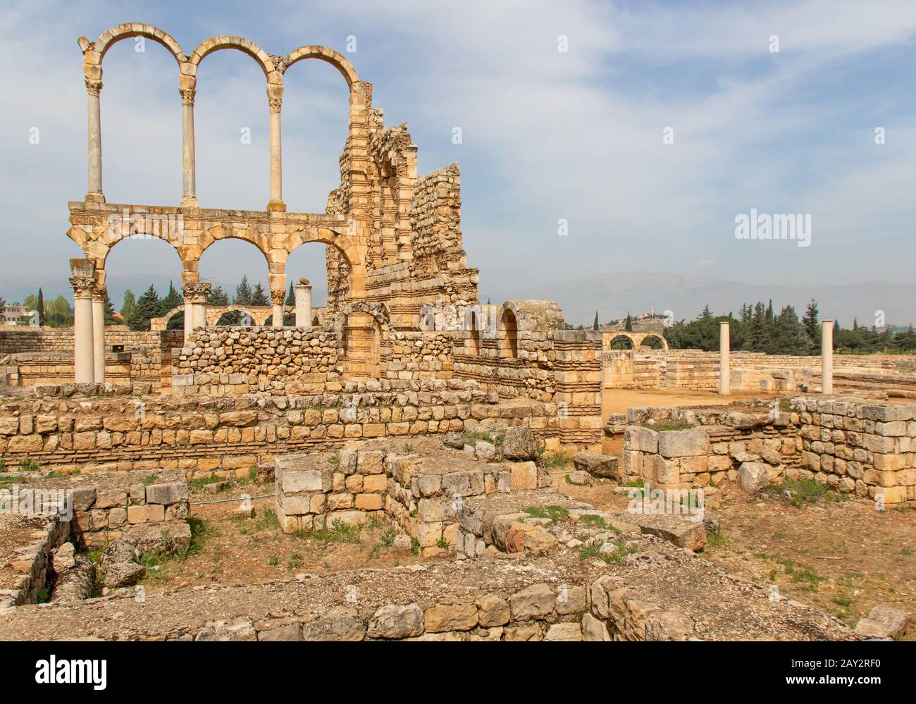 Almost entirely inhabited by Armenians, the village of Anjar is famous ...