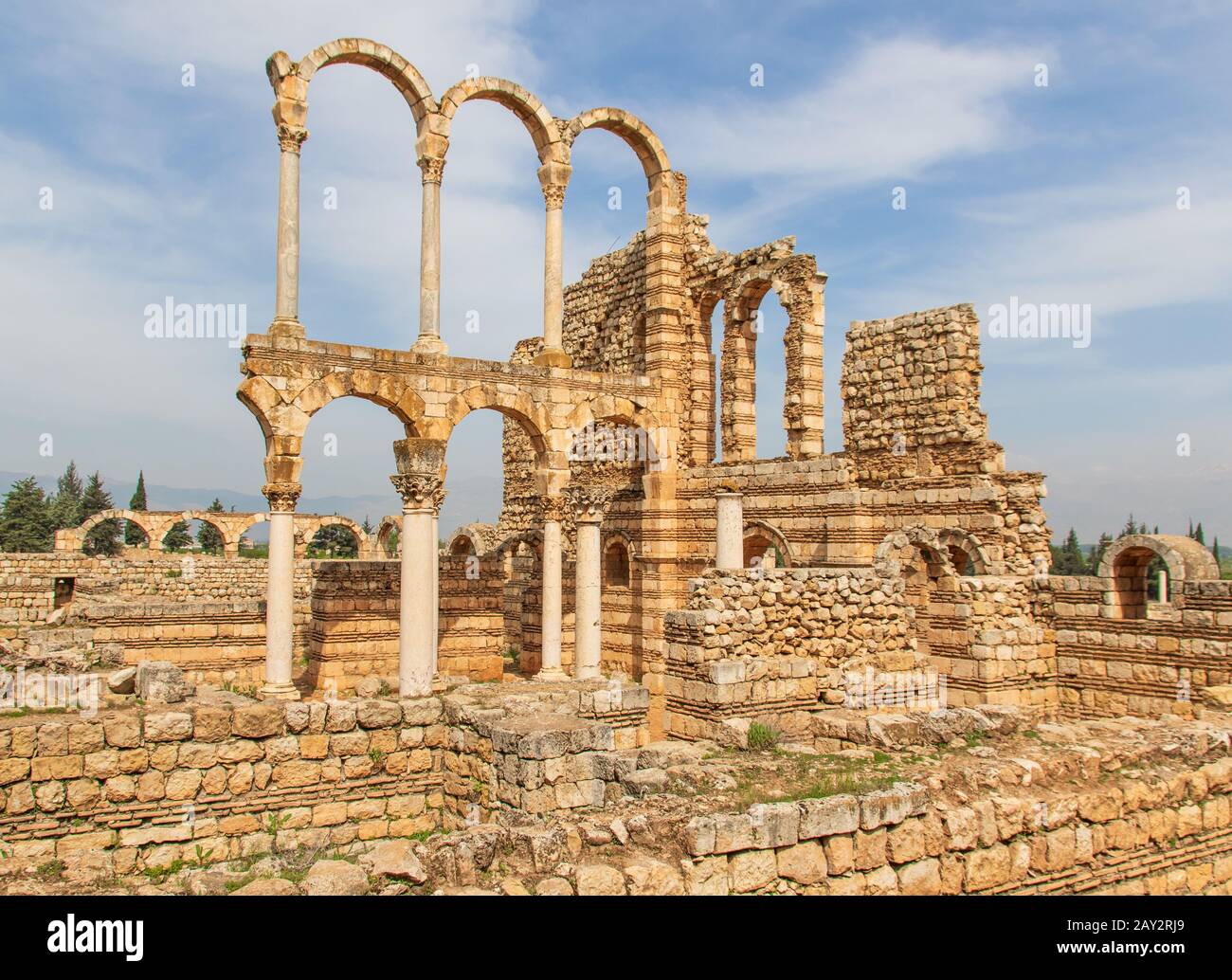 Almost entirely inhabited by Armenians, the village of Anjar is famous ...