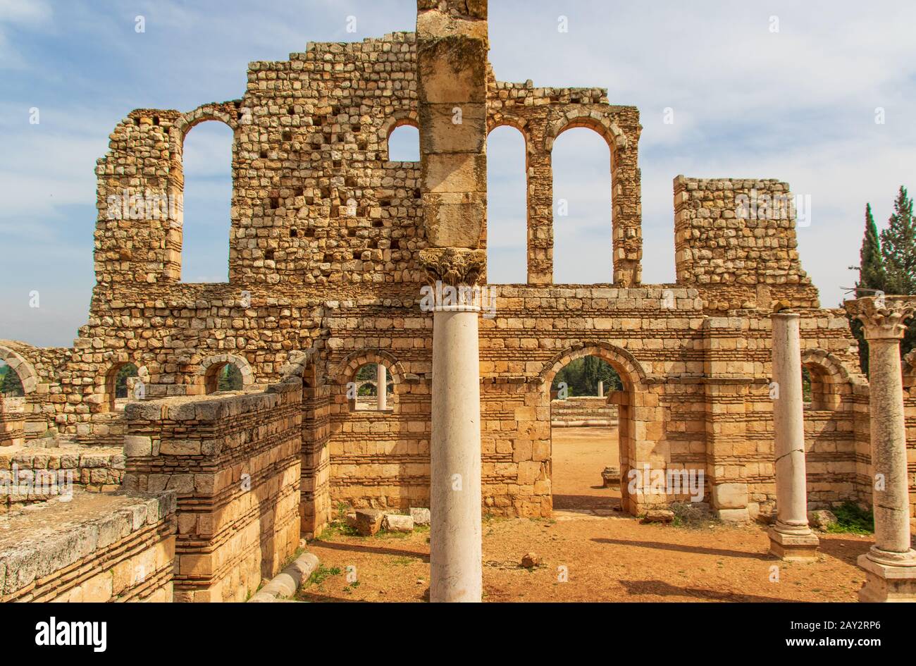 Almost entirely inhabited by Armenians, the village of Anjar is famous ...