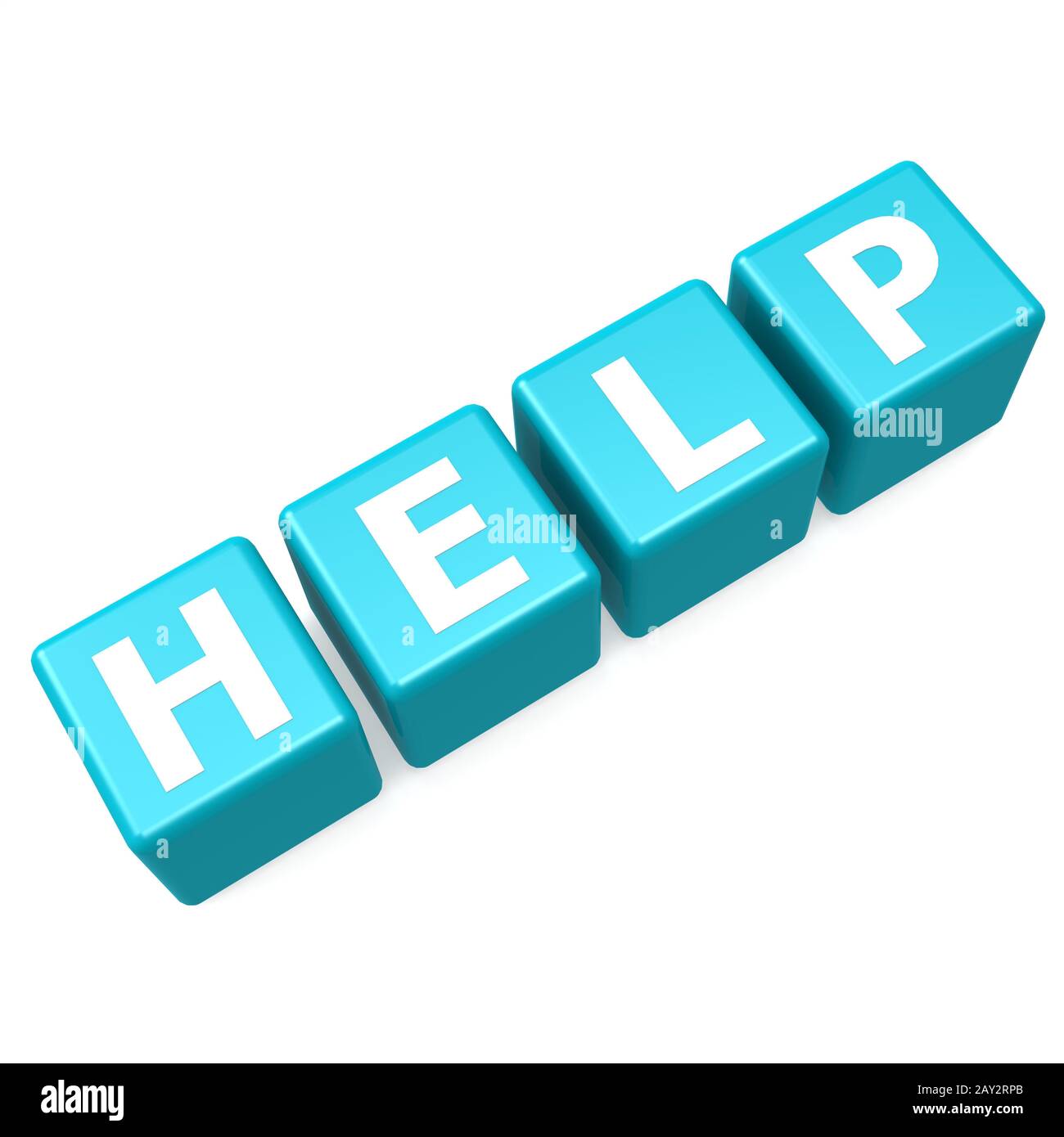 Help blue puzzle Stock Photo - Alamy