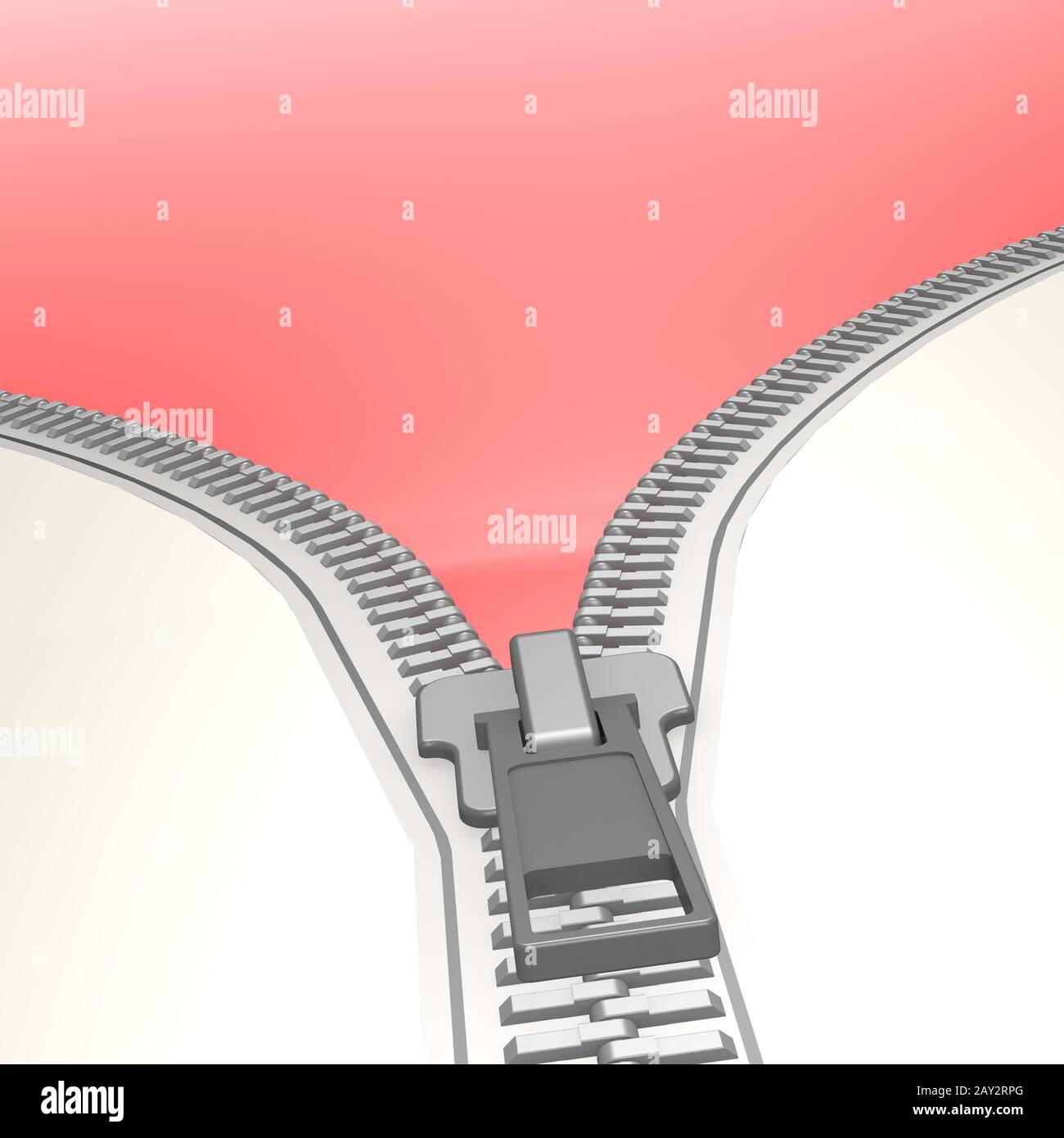 Isolated zipper with red background Stock Photo - Alamy