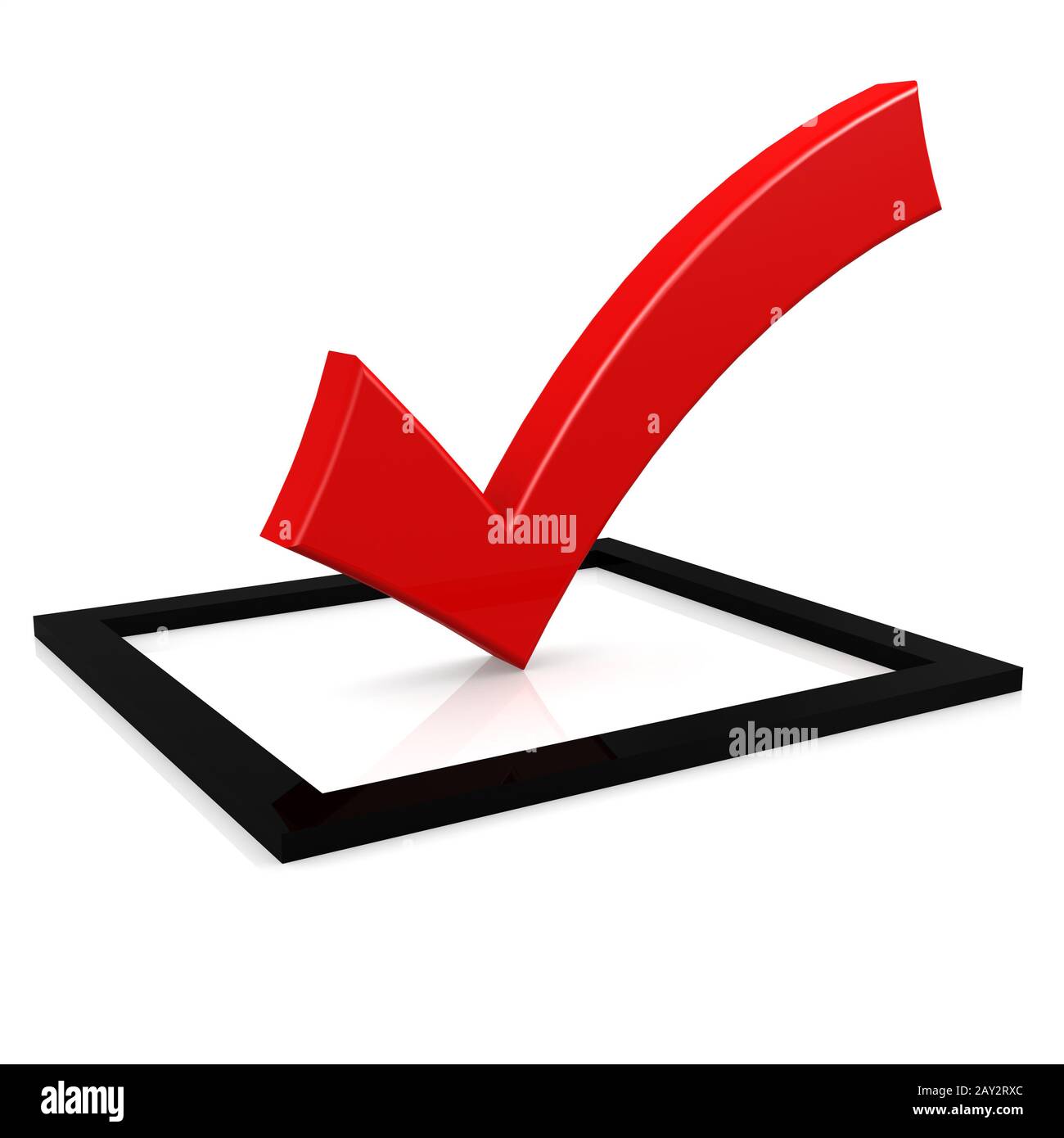 Correct tick Cut Out Stock Images & Pictures - Alamy