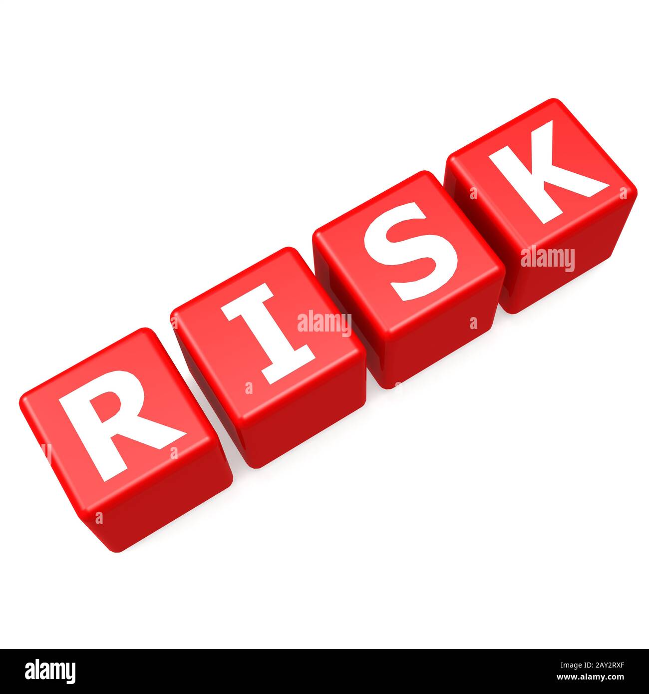 Risk red puzzle Stock Photo - Alamy