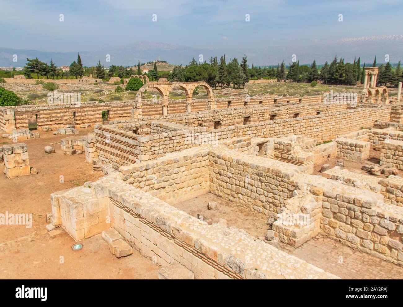 Almost entirely inhabited by Armenians, the village of Anjar is famous ...