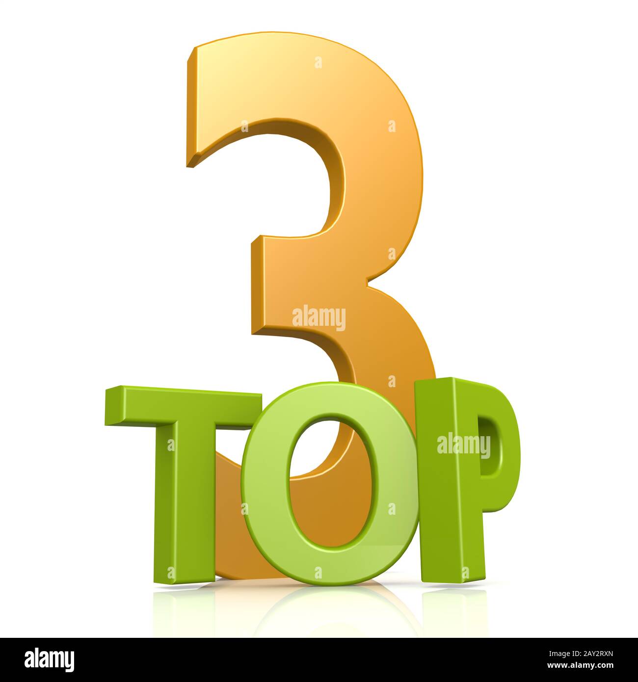 Top 3 word Stock Photo - Alamy