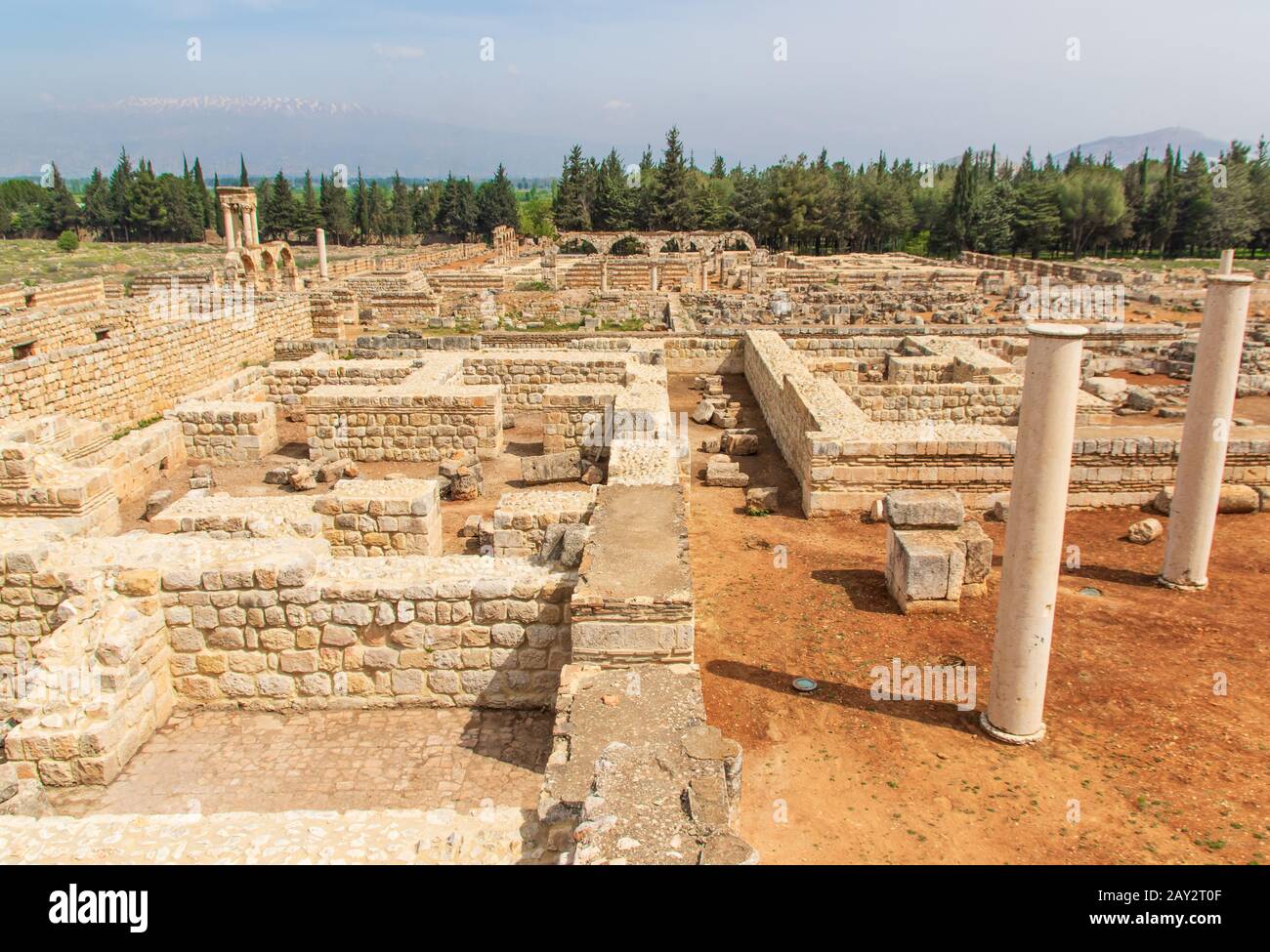 Almost entirely inhabited by Armenians, the village of Anjar is famous ...