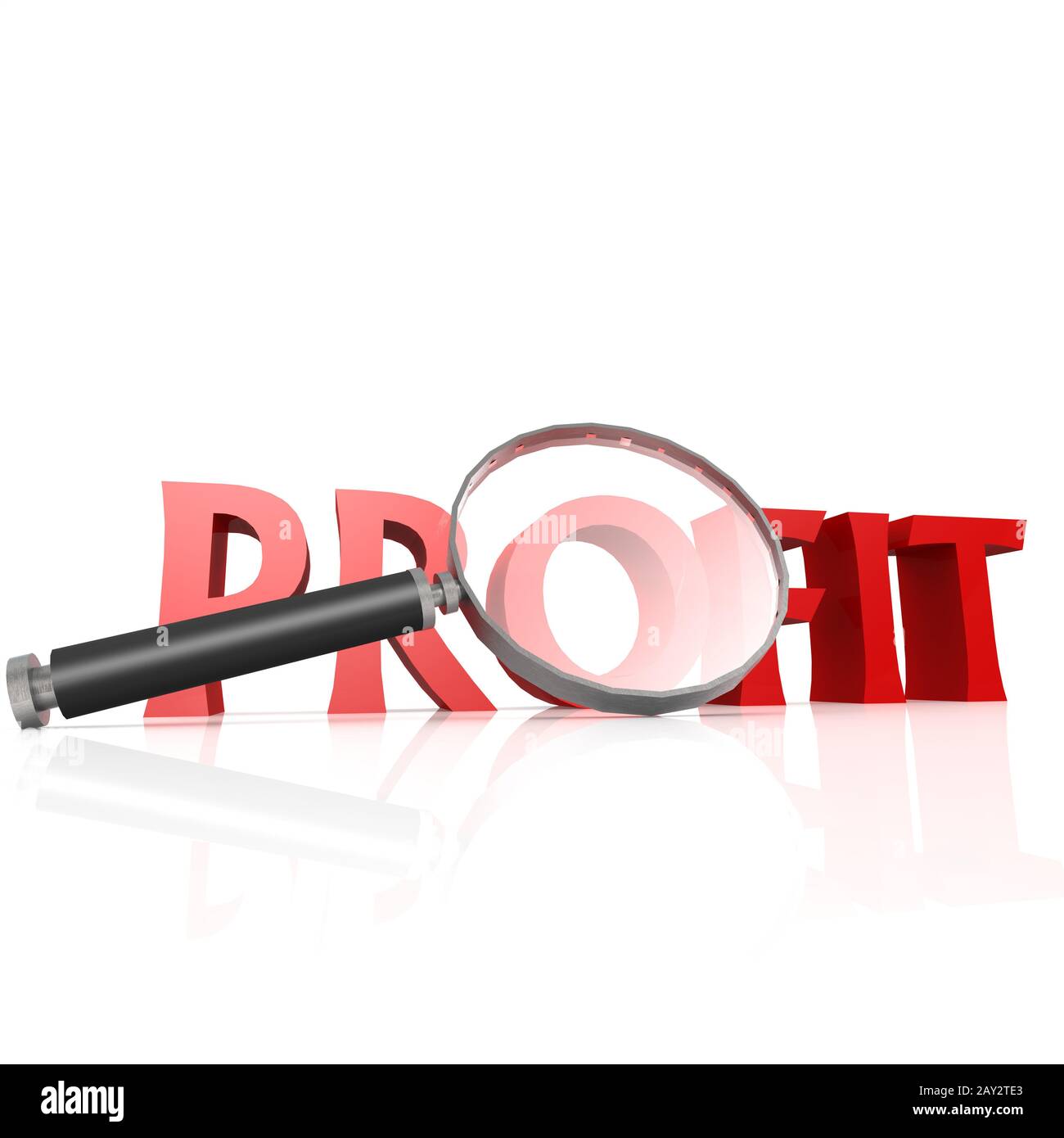 Magnifying glass diagram Cut Out Stock Images & Pictures - Alamy