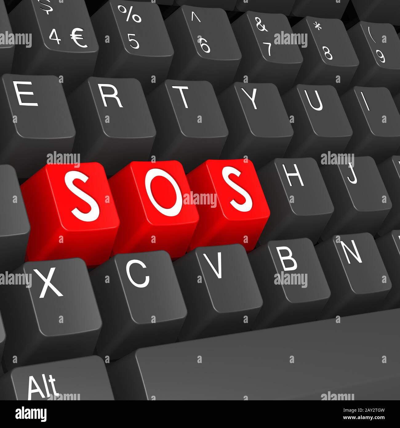 Hazard sign keyboard hi-res stock photography and images - Alamy