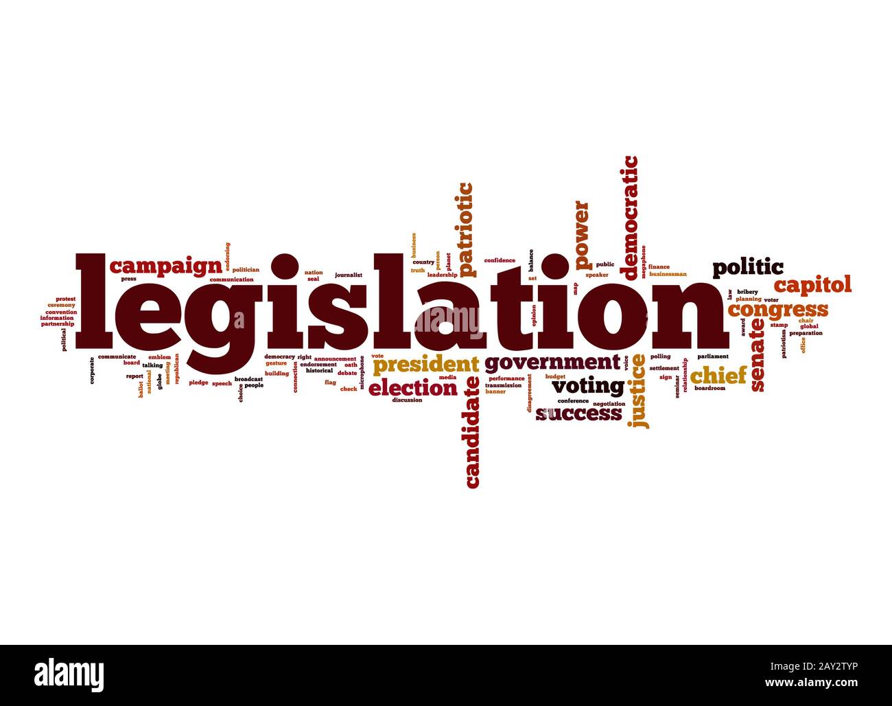 Legislation word cloud Stock Photo - Alamy