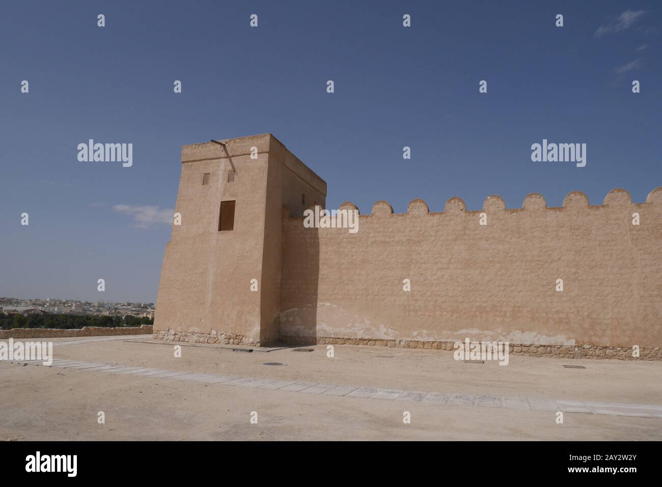 Riffa Fort, East Riffa, Kingdom of Bahrain Stock Photo - Alamy