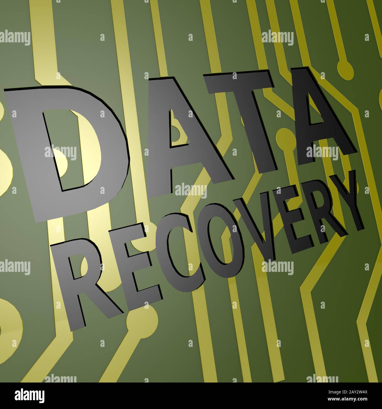 PCB Board with data recovery Stock Photo - Alamy