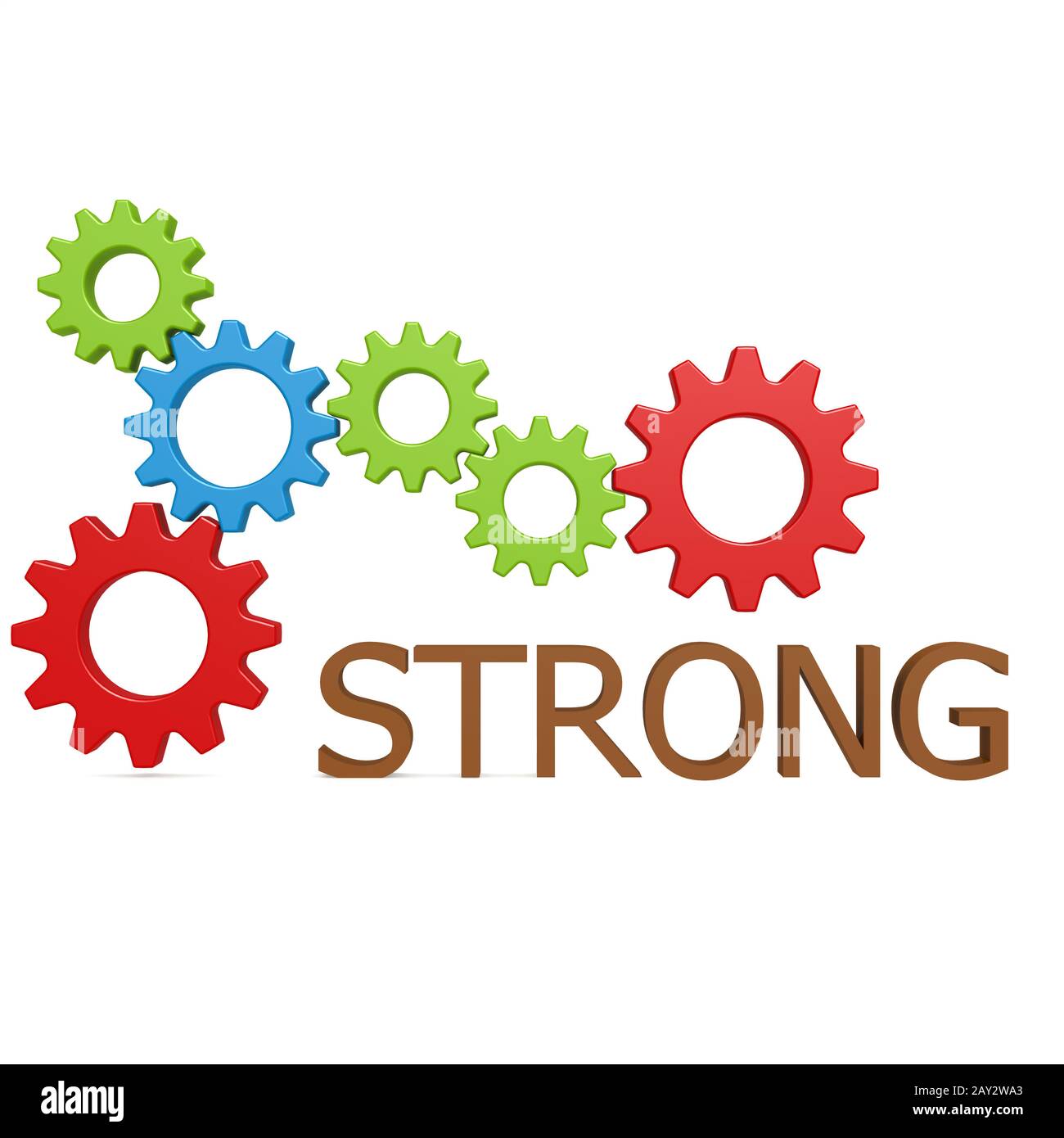 Strong teamwork Cut Out Stock Images & Pictures - Alamy