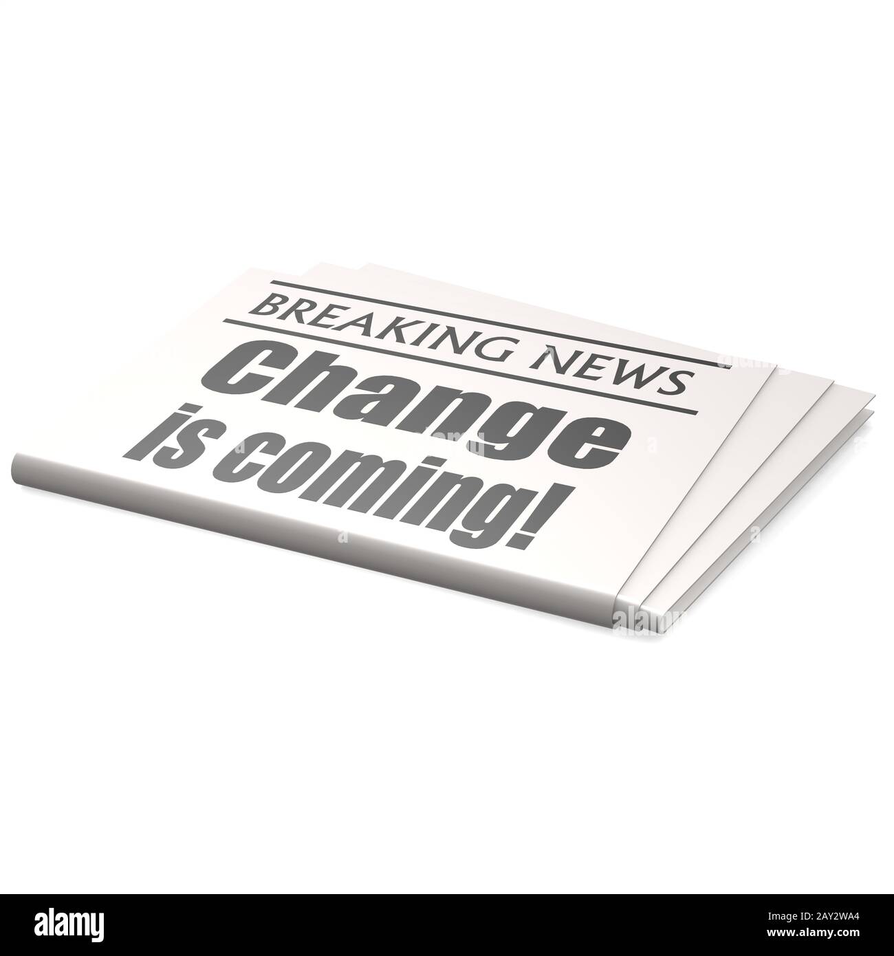 Newspaper change is coming Stock Photo - Alamy