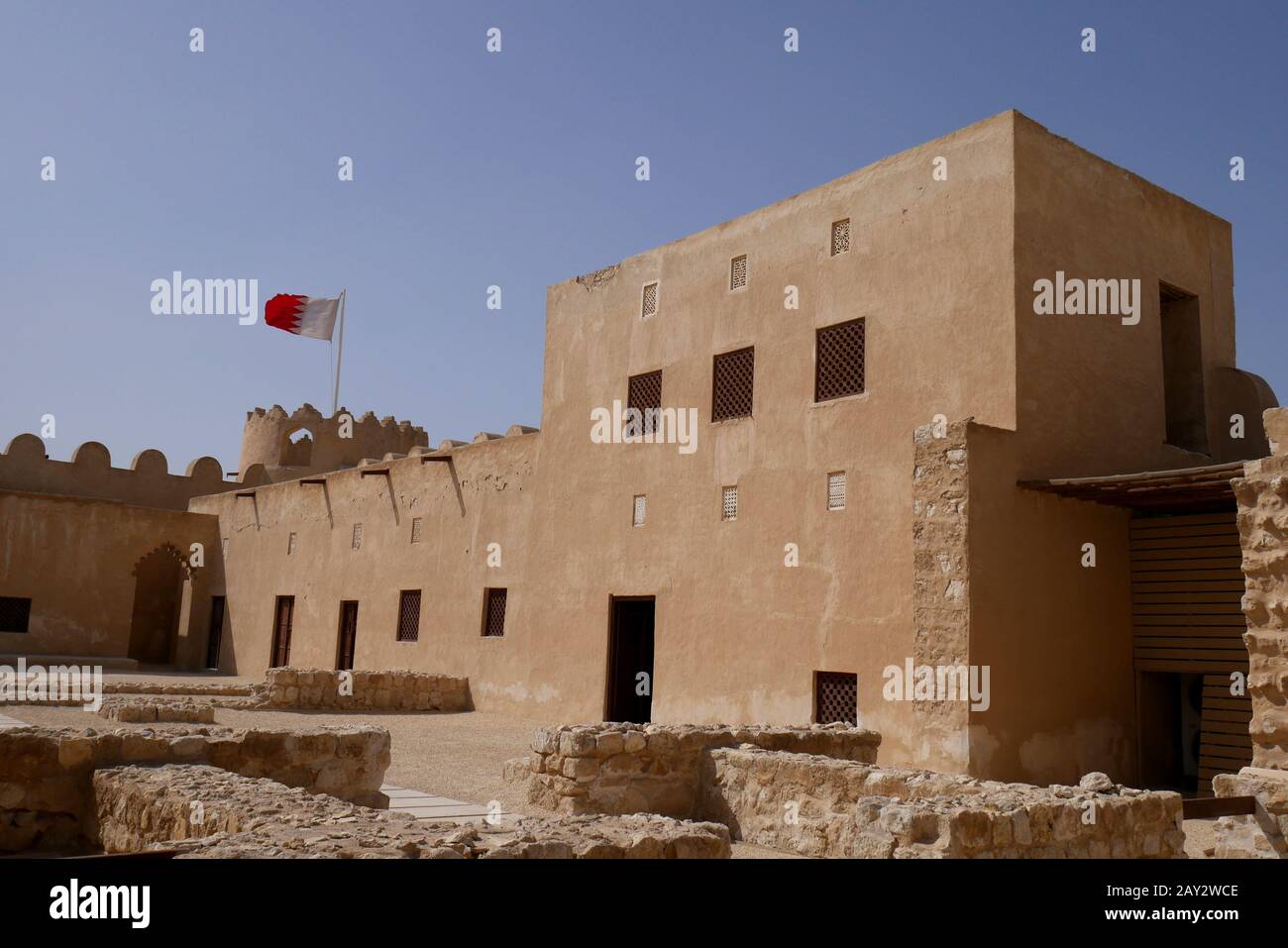 Riffa Fort, East Riffa, Kingdom of Bahrain Stock Photo - Alamy