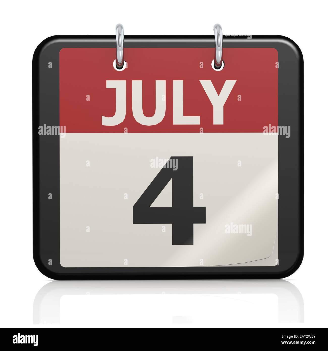 July 4, Independence Day calander Stock Photo - Alamy