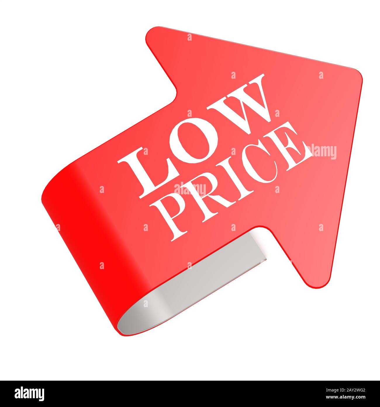 Low price sign arrow Cut Out Stock Images & Pictures - Alamy