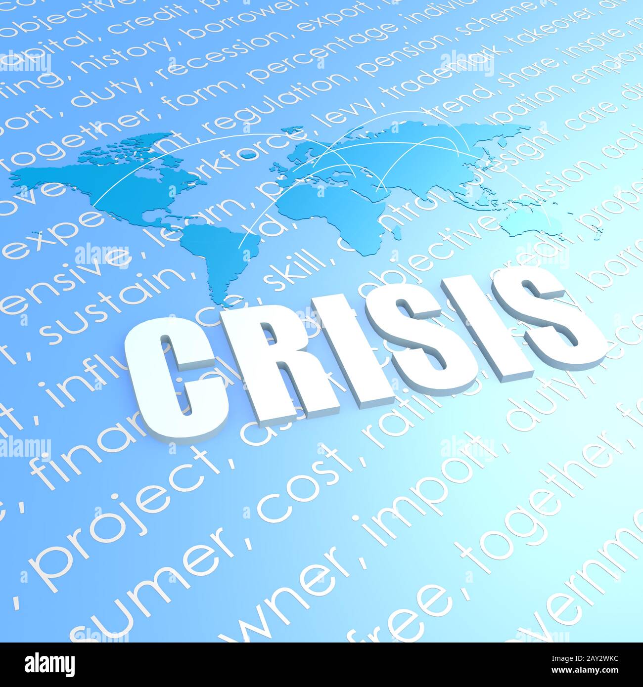 Crisis world map Stock Photo - Alamy