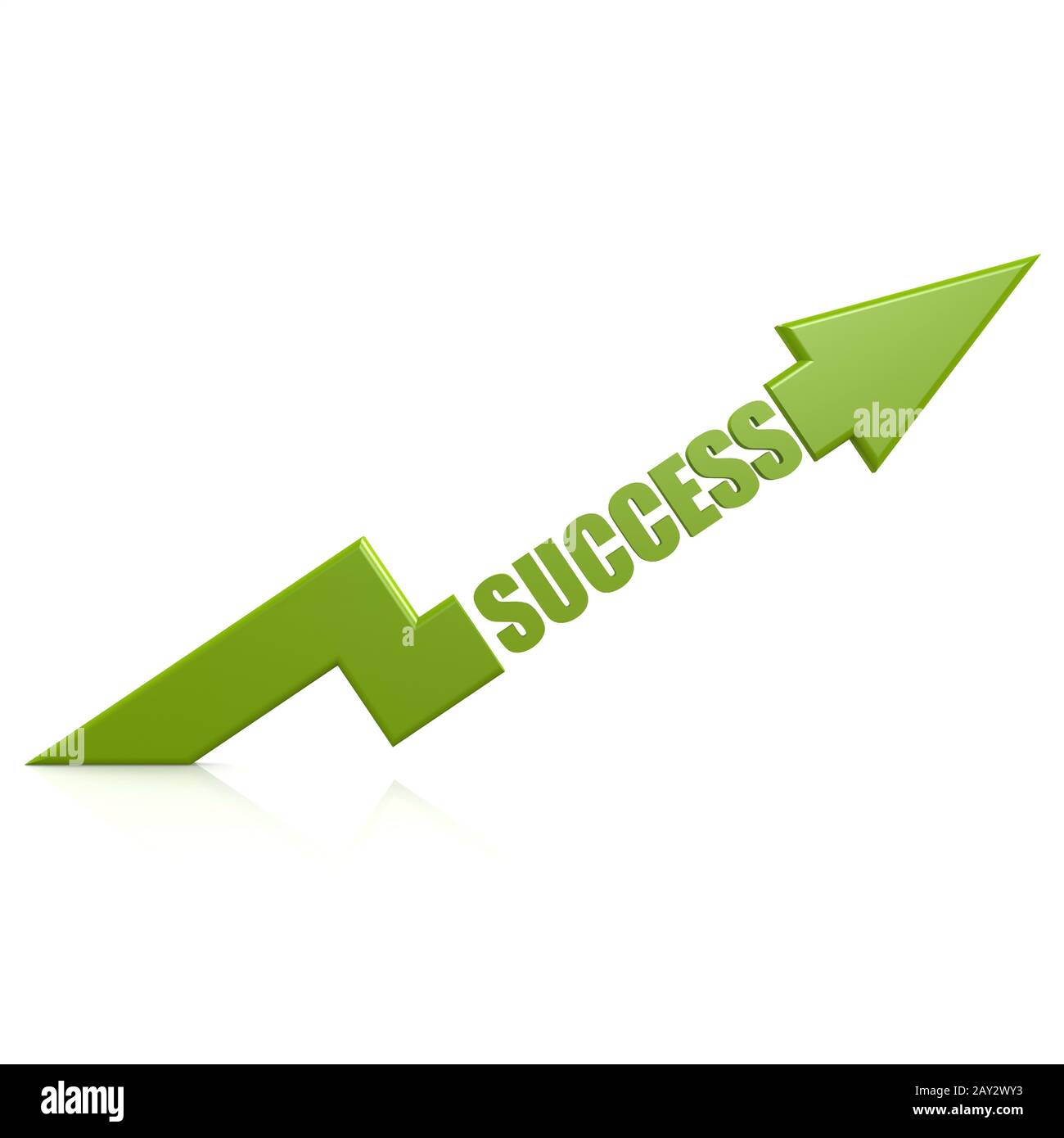 Success arrow up green Stock Photo - Alamy