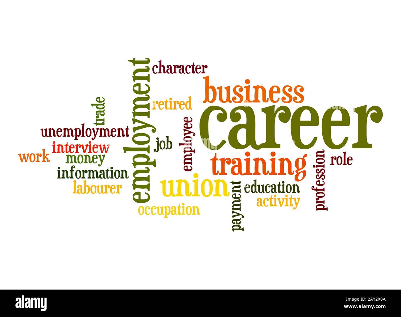 Career word Cut Out Stock Images & Pictures - Alamy