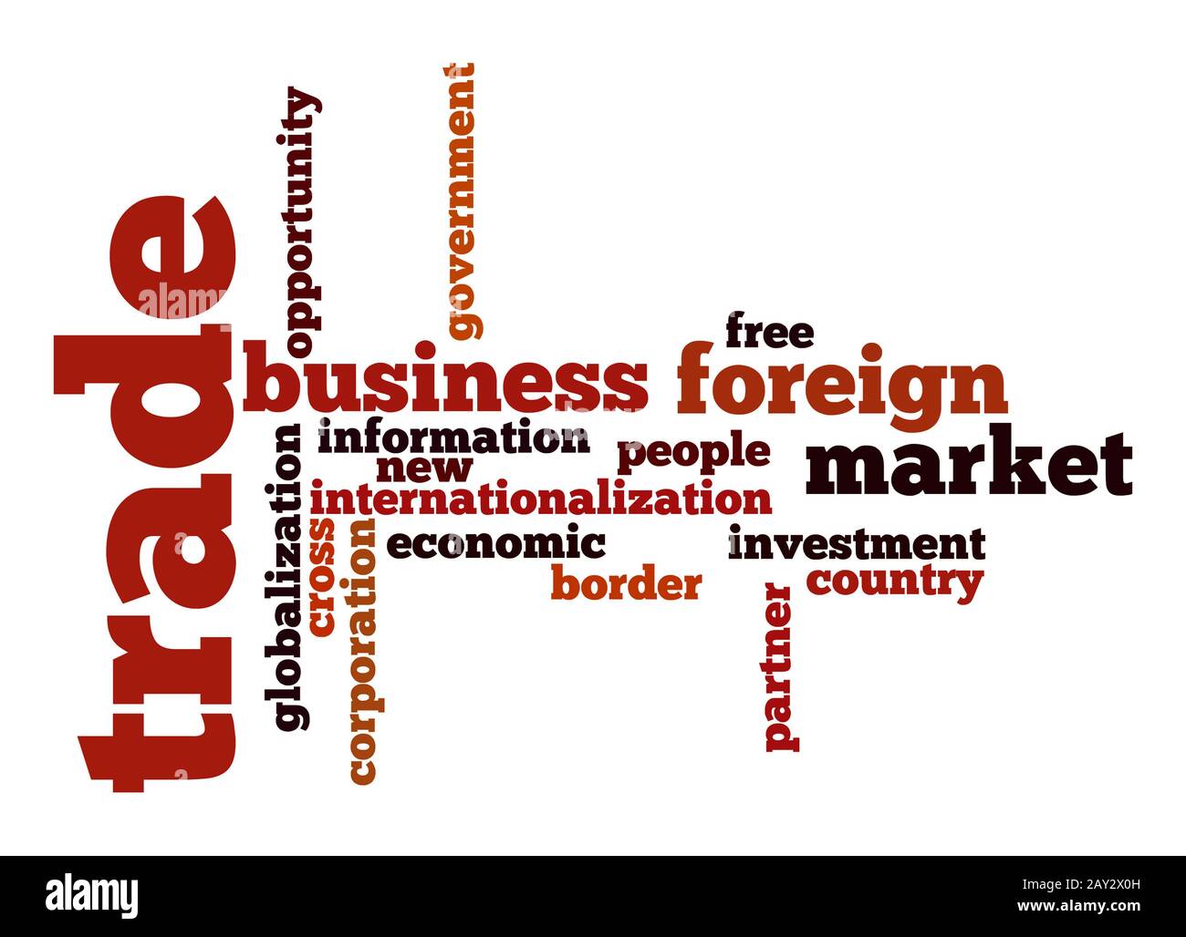 Globalization word Cut Out Stock Images & Pictures - Alamy
