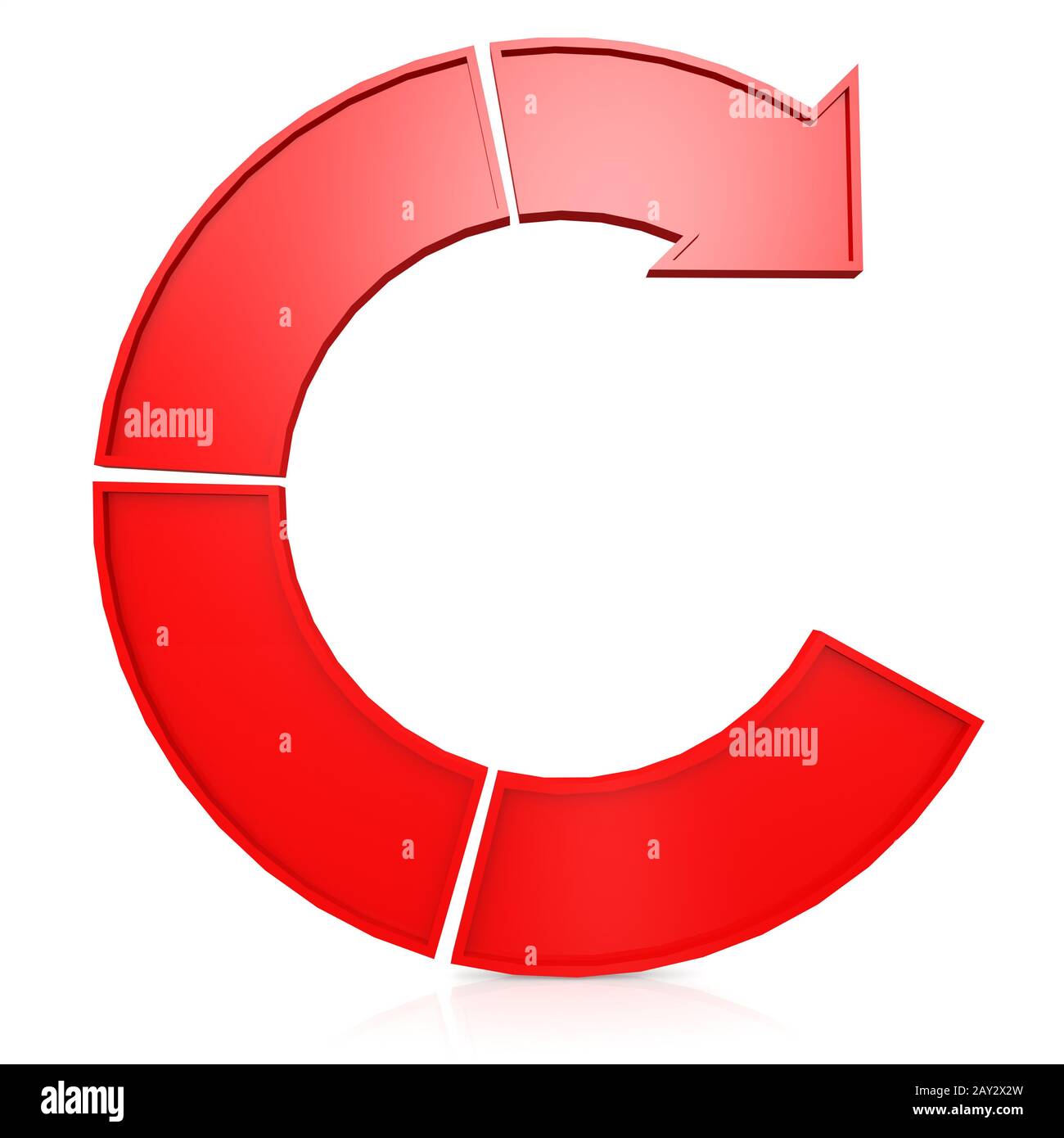 Red circular chart Stock Photo - Alamy