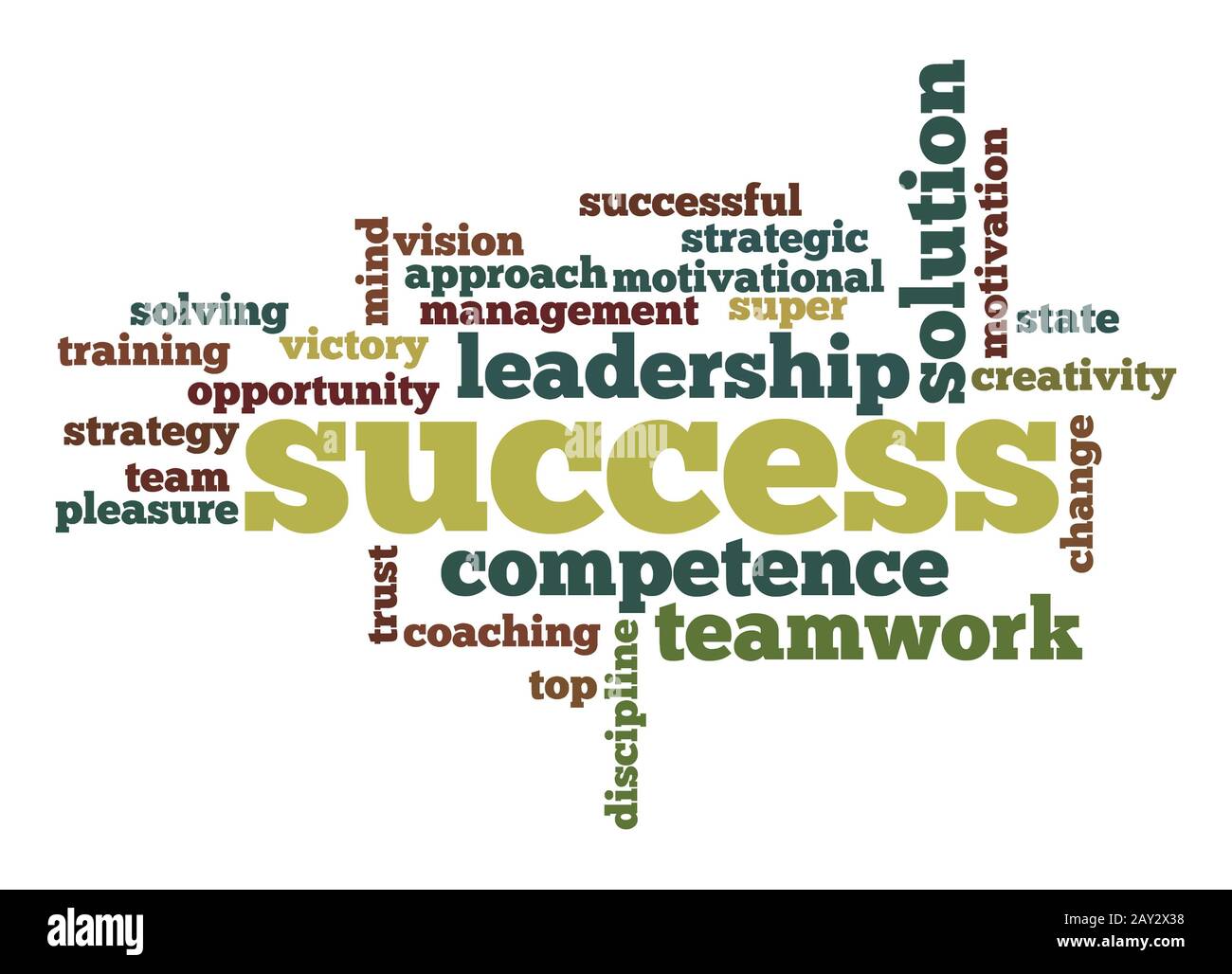 Success word cloud Stock Photo - Alamy