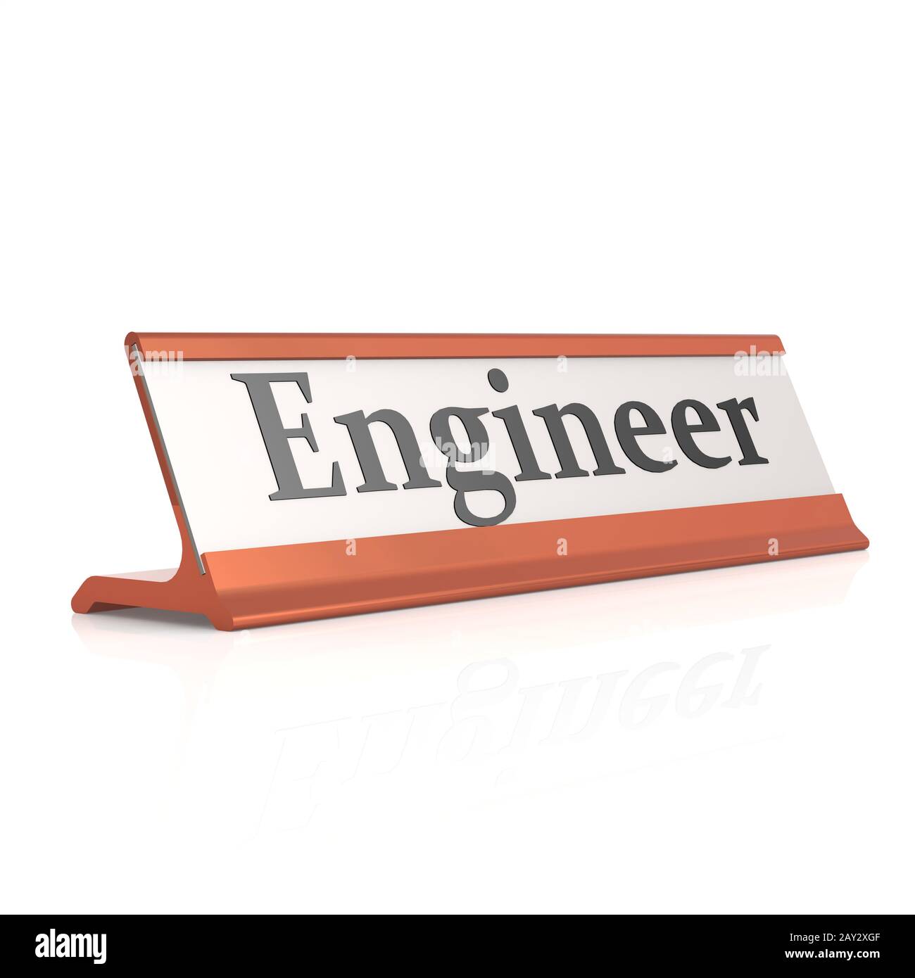Engineer table tag Stock Photo - Alamy