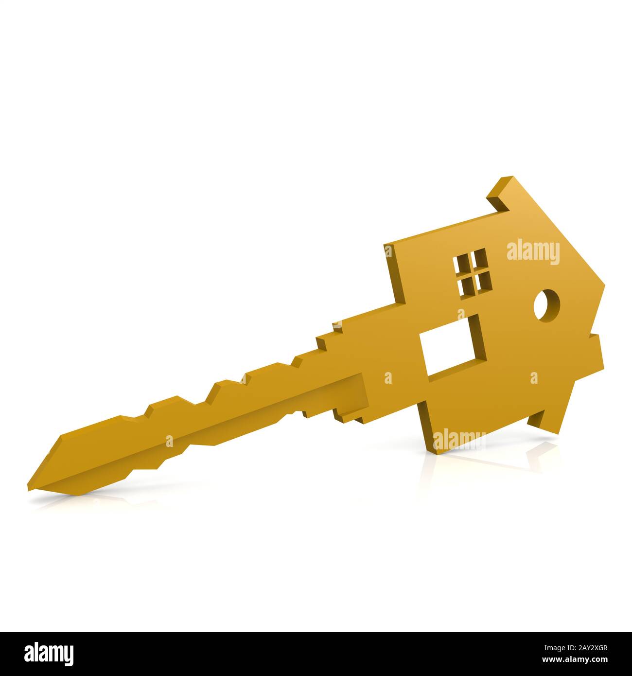 House key isolated Stock Photo - Alamy