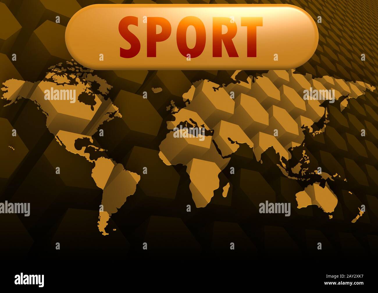 Sport world map Stock Photo - Alamy