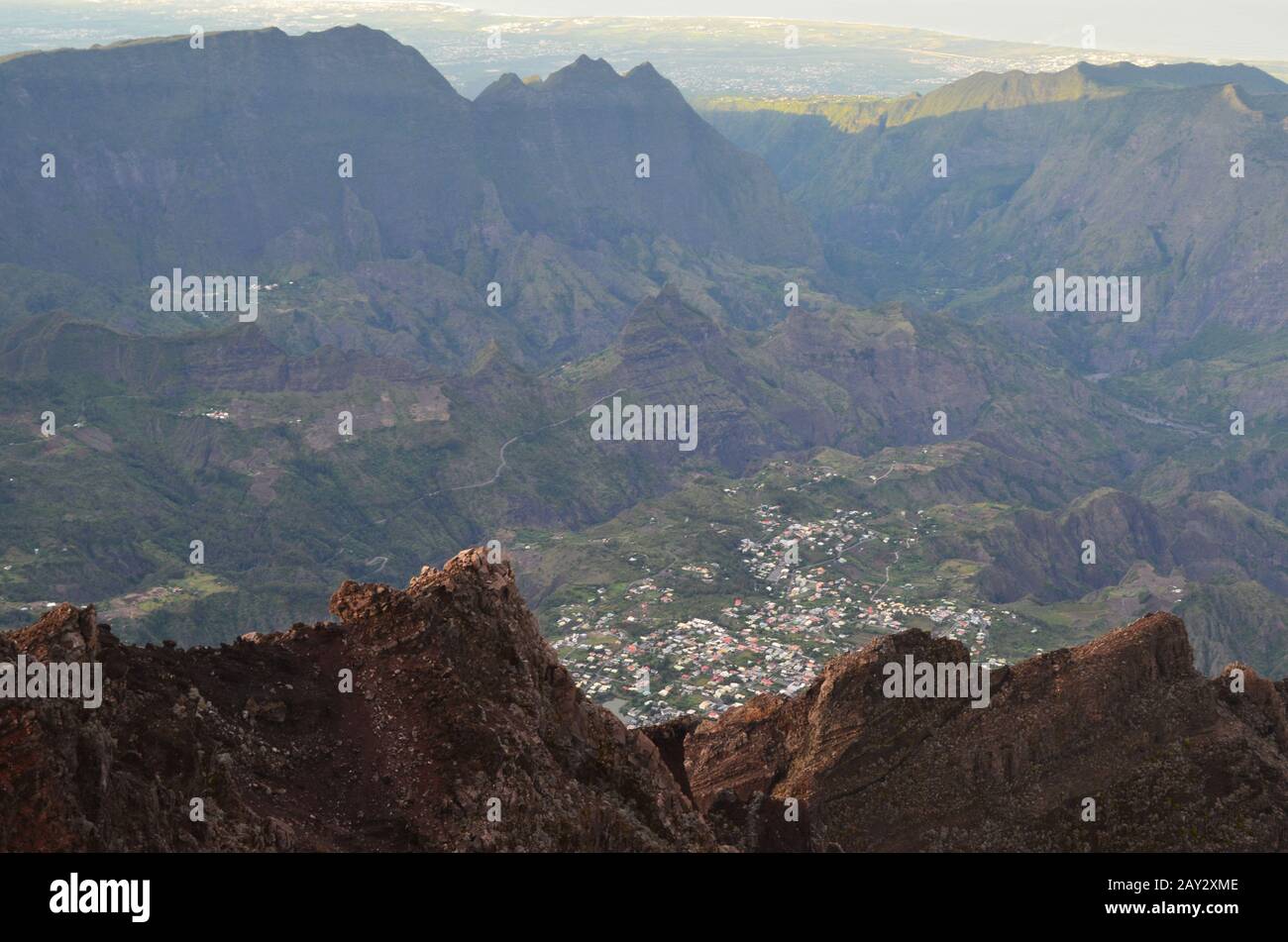 Reunion island highest point hi-res stock photography and images - Alamy