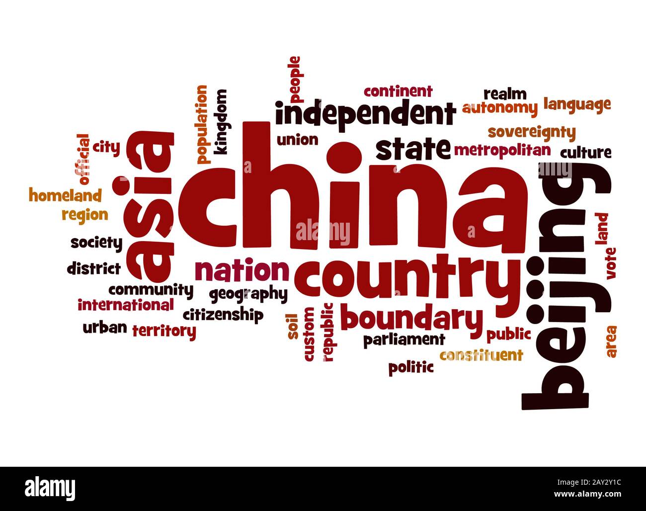 China word cloud Stock Photo - Alamy