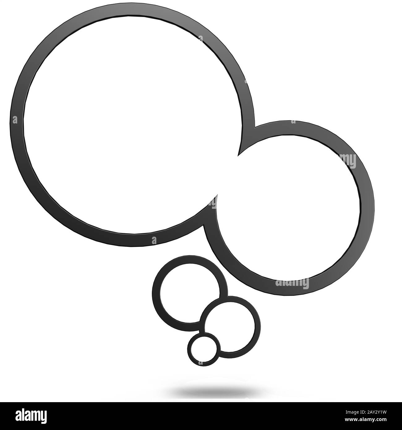 Chat bubble message frames Black and White Stock Photos & Images - Alamy