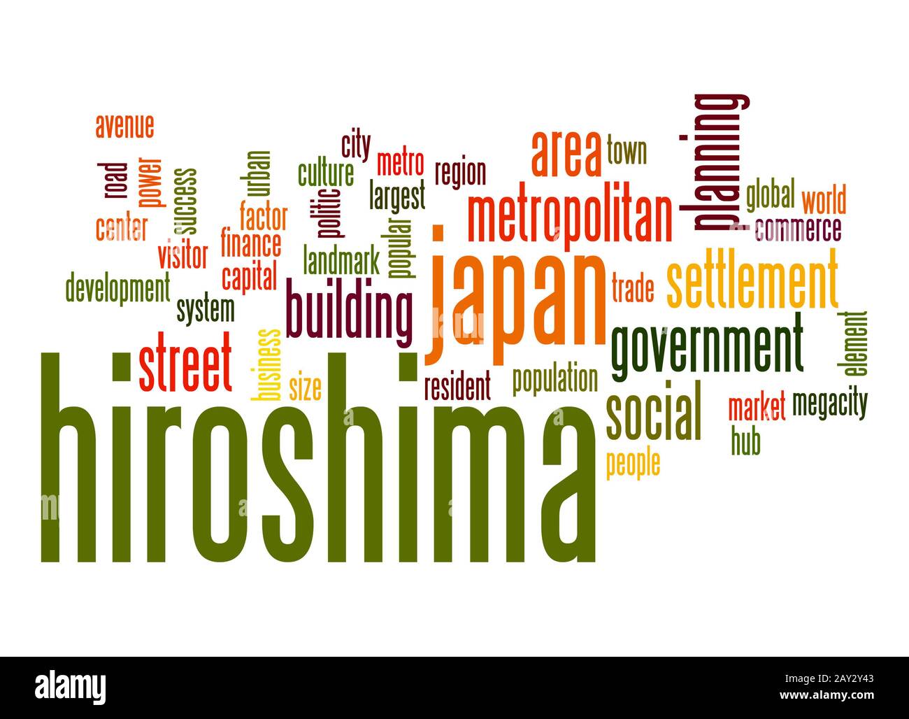 City of hiroshima Cut Out Stock Images & Pictures - Alamy