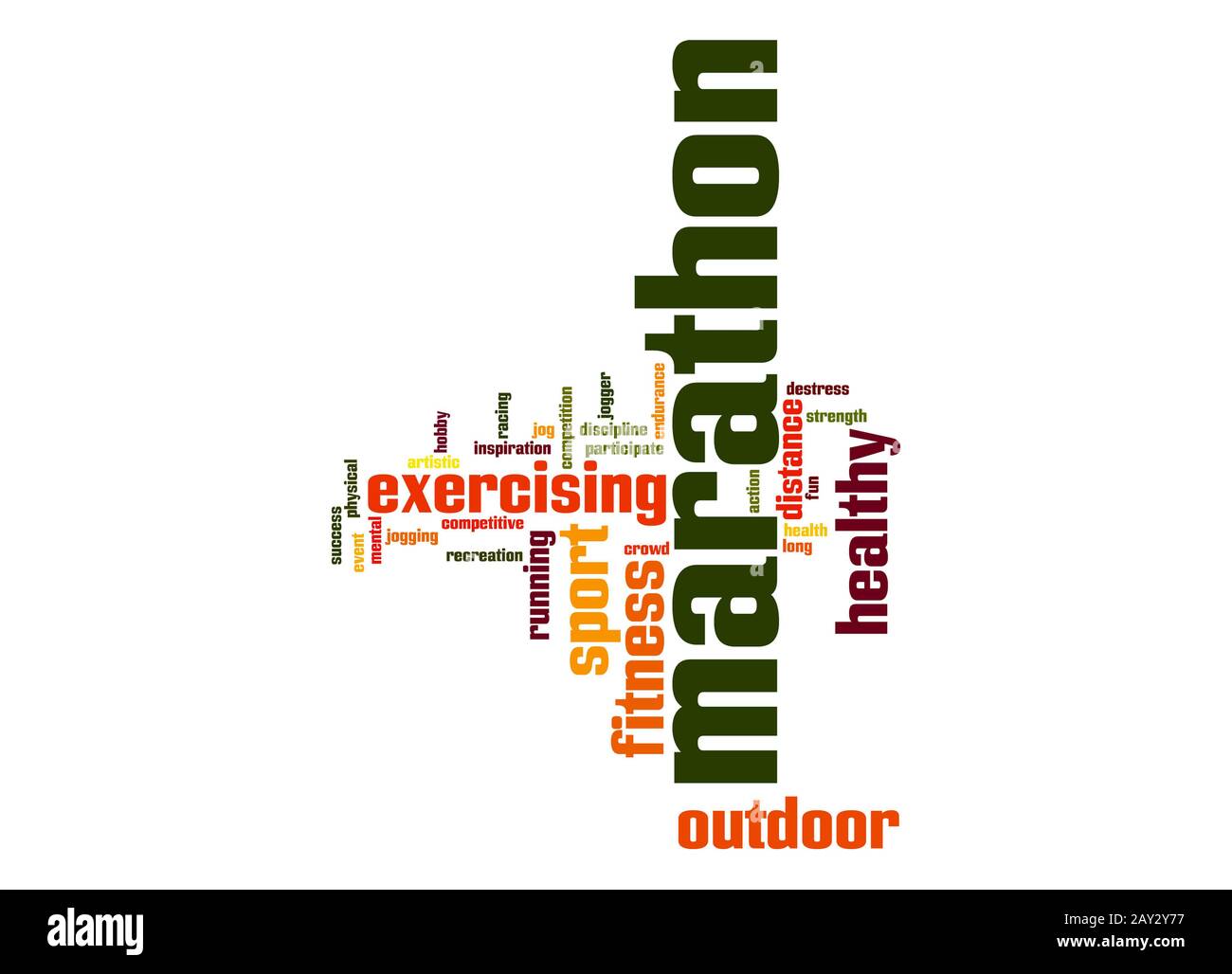 Marathon competition Cut Out Stock Images & Pictures - Alamy